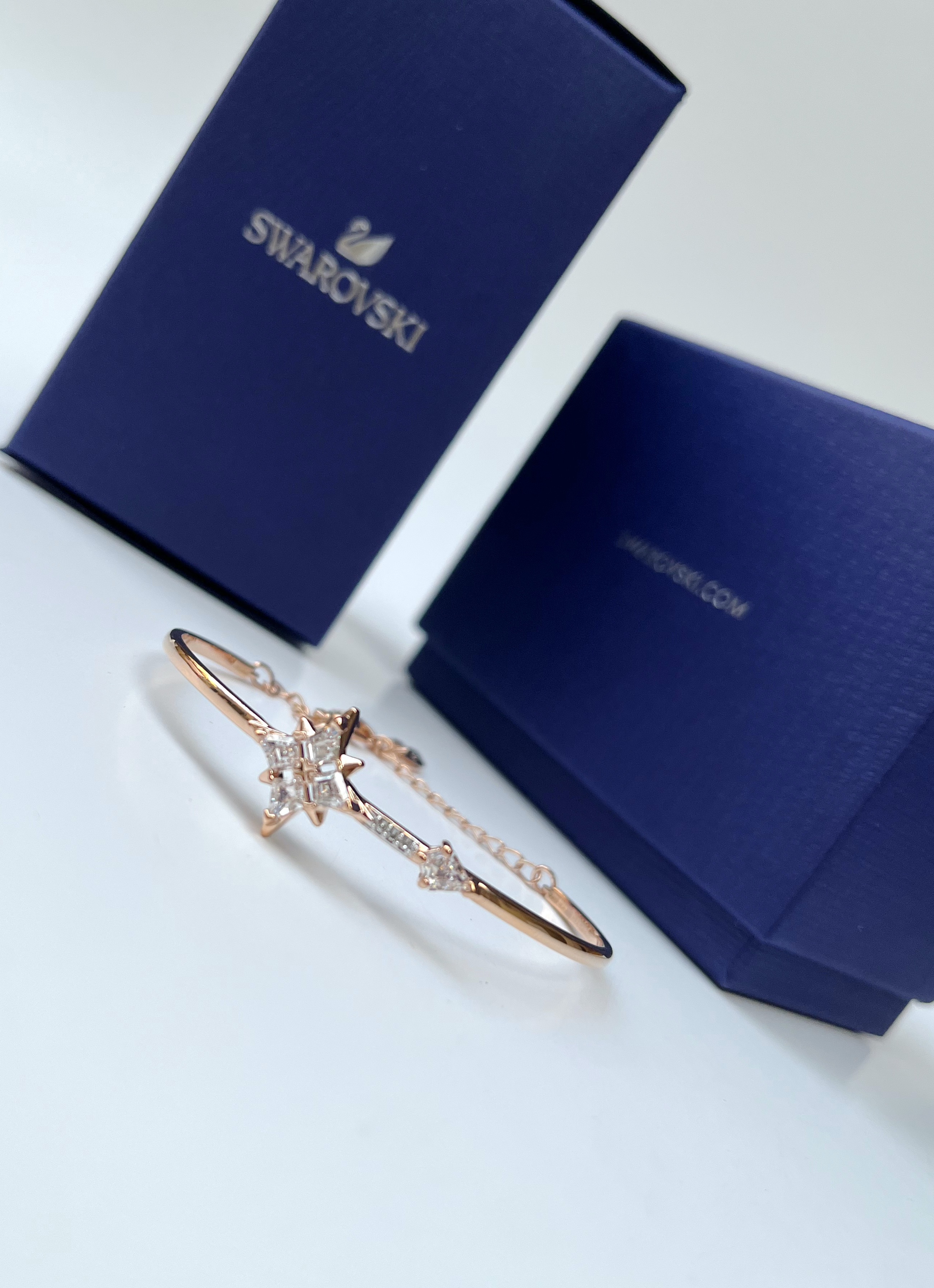 Swarovski Symbolic Star Bangle in Rose Gold | Lazada PH