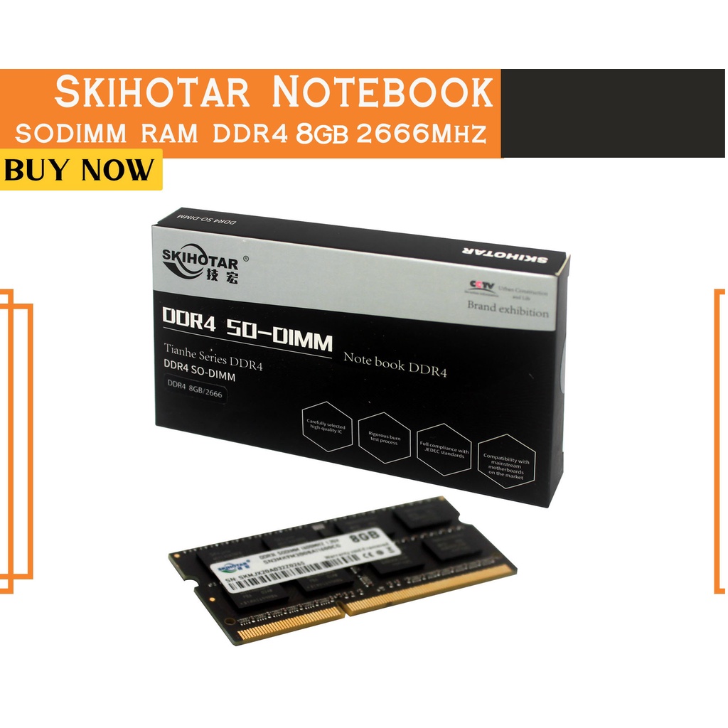 Ramsta SKIHOTAR SODIMM DDR3 / DDR4 4G | 8G RAM 1600MHz 2666Mhz ...