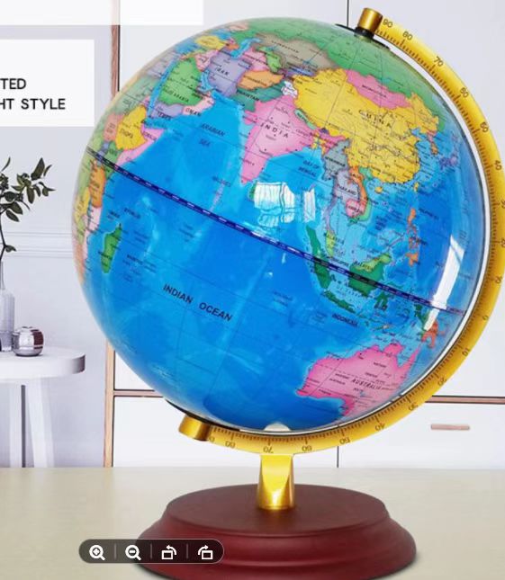 25cm Luminescence Globe World Earth Ocean Map Ball Geography Learning ...