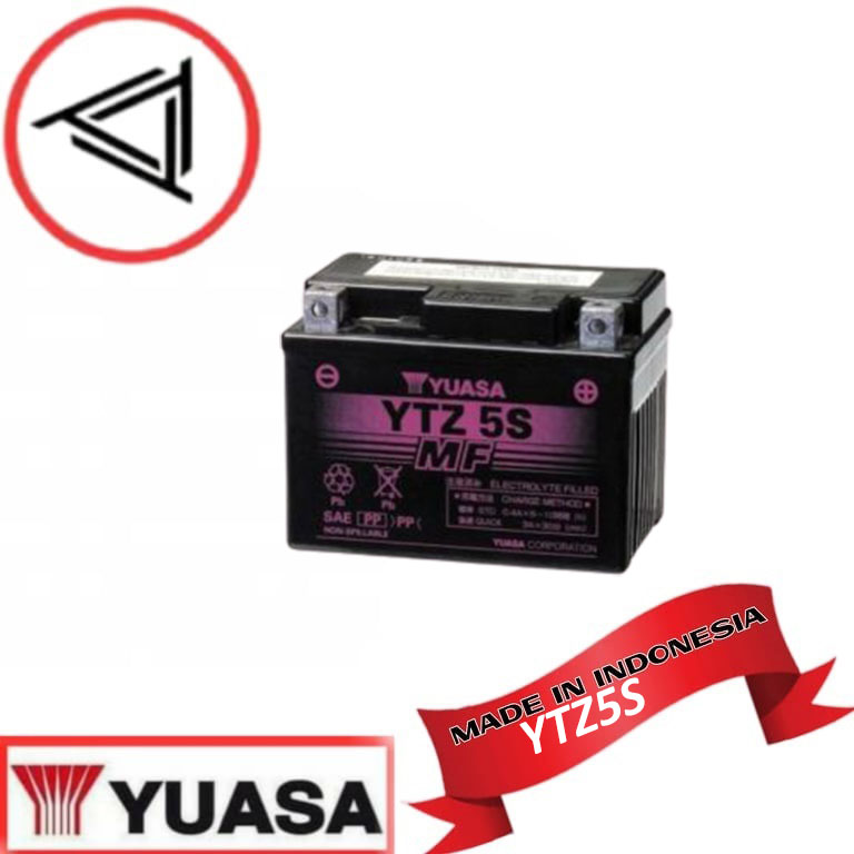 YUASA YTZ5S MOTORCYCLE BATTERY MADE IN INDONESIA (4L size) | Lazada PH