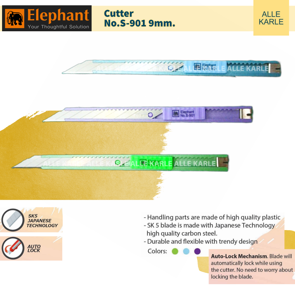 Elephant Cutter No.S-901 9mm. | Alle Karle LZD | Lazada PH