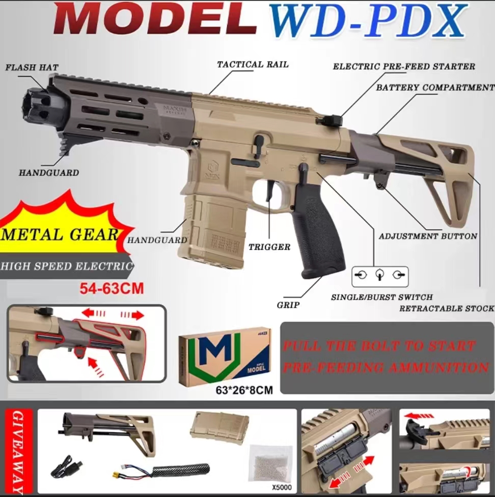 BOHAN AR16（MK8 Super Update And Update） Metal Gear Metal Gearbox High ...