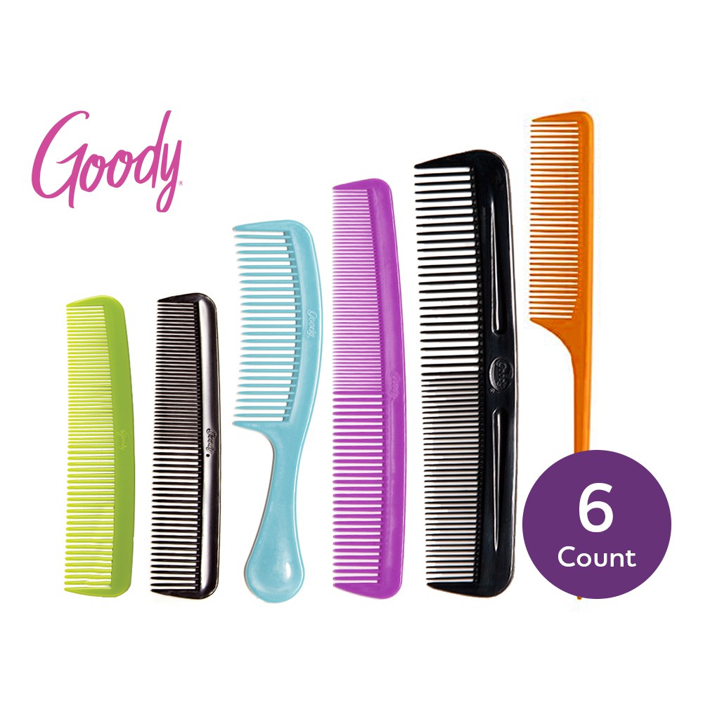 Goody Basic Styling Hair Combs, 6ct | Lazada PH