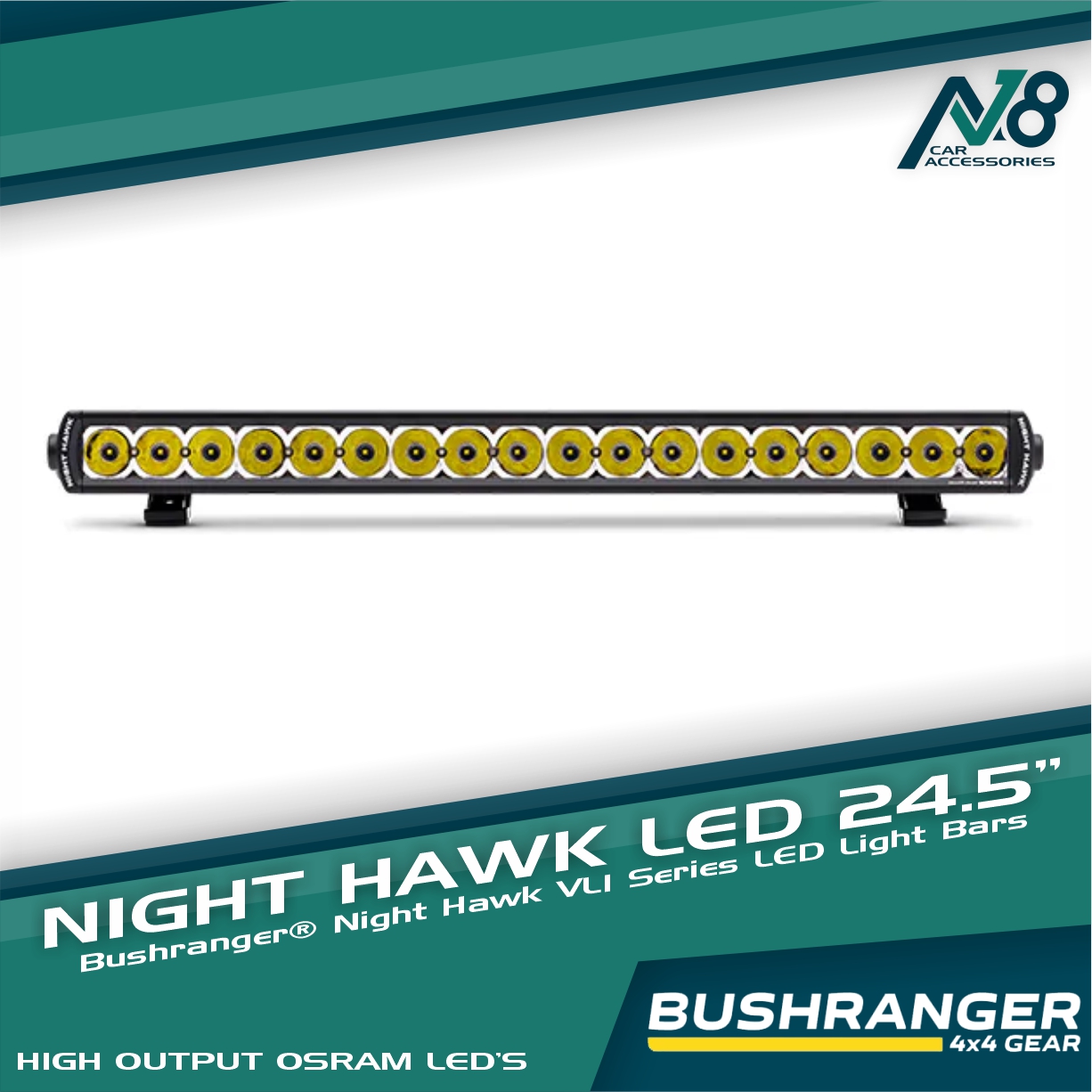 Bushranger Night Hawk 24.5" VLI Series LED Light Bars Genuine | Lazada PH