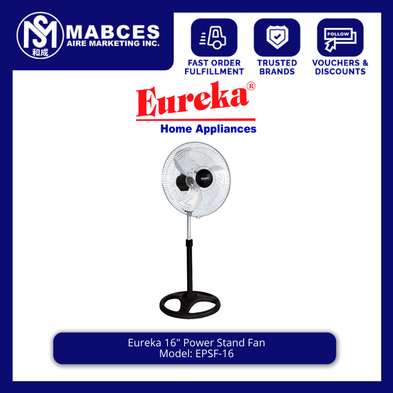 Eureka 16" Power Stand Fan EPSF-16 | Lazada PH