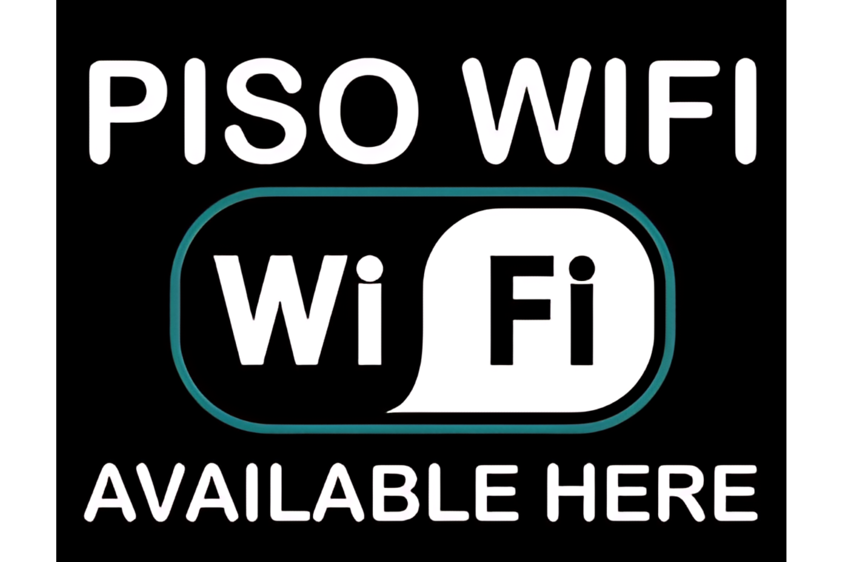 PisoWifi Available Here Tarpauli Banner 12oz (MAKAPAL) | Lazada PH