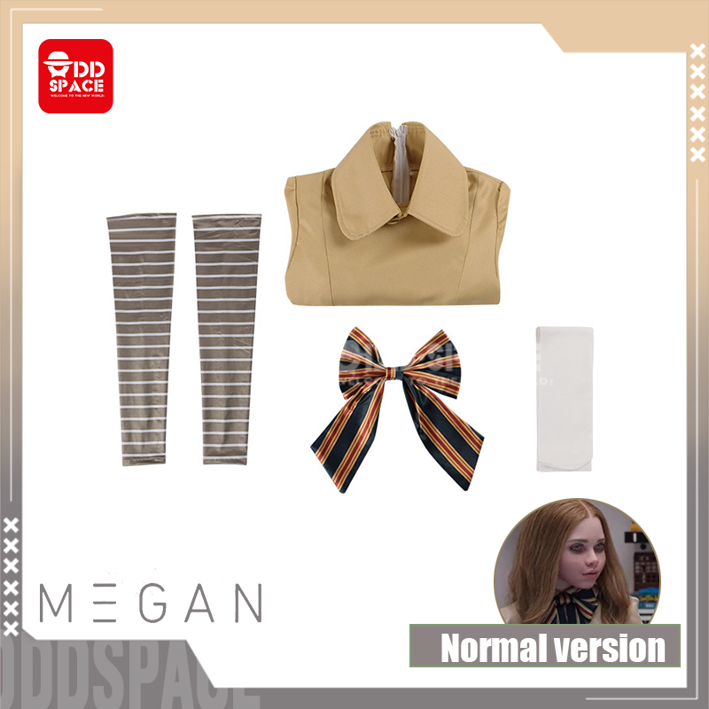 M3gan Cosplay Costume Megan Dress Ai Doll Robots Skirt Top Socks ...