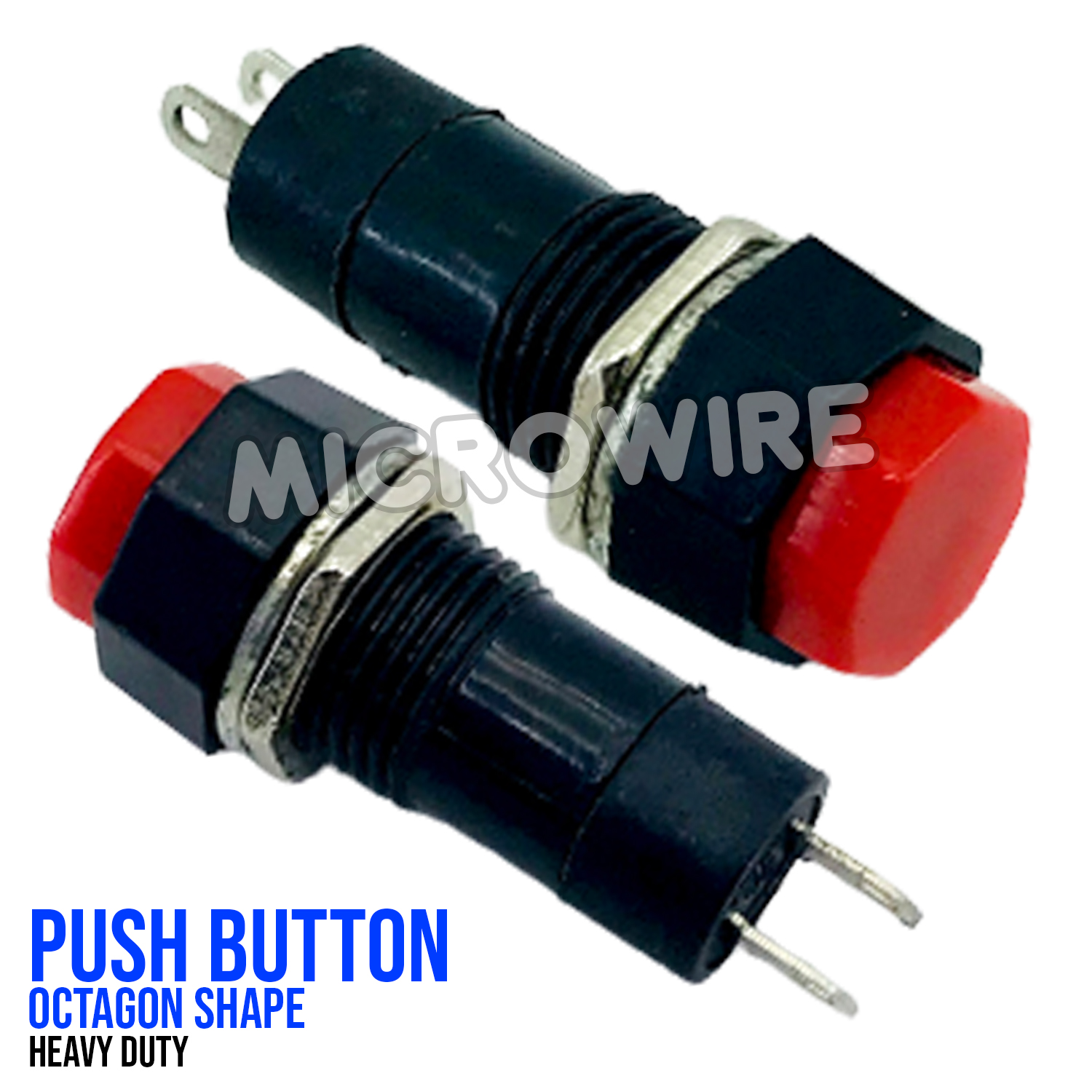 2 Pin Push Button Switch ON-OFF Octagon Shaped | Lazada PH