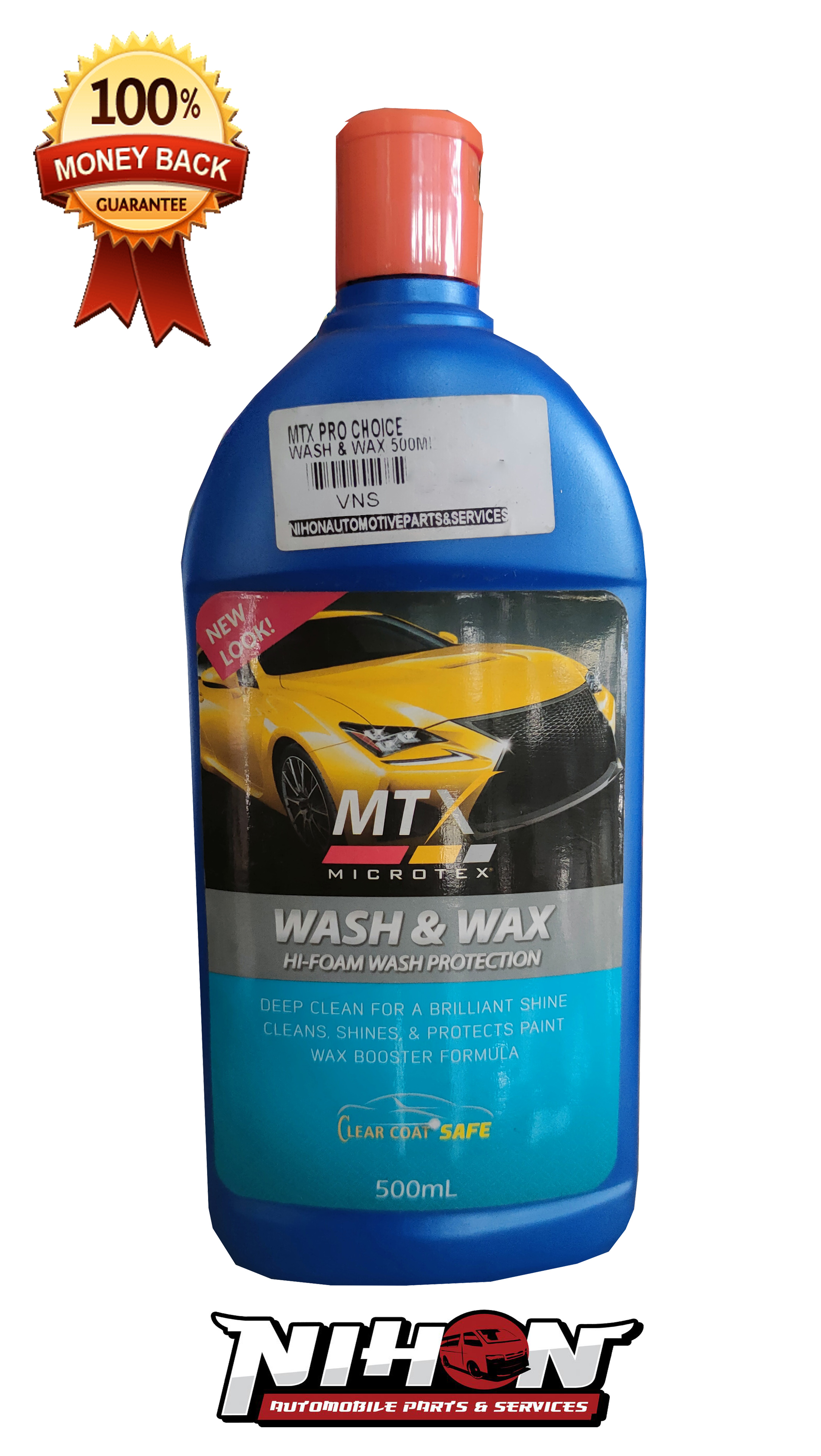 Microtex "MTX" Wash and Wax Car Shampoo 500ml | Lazada PH