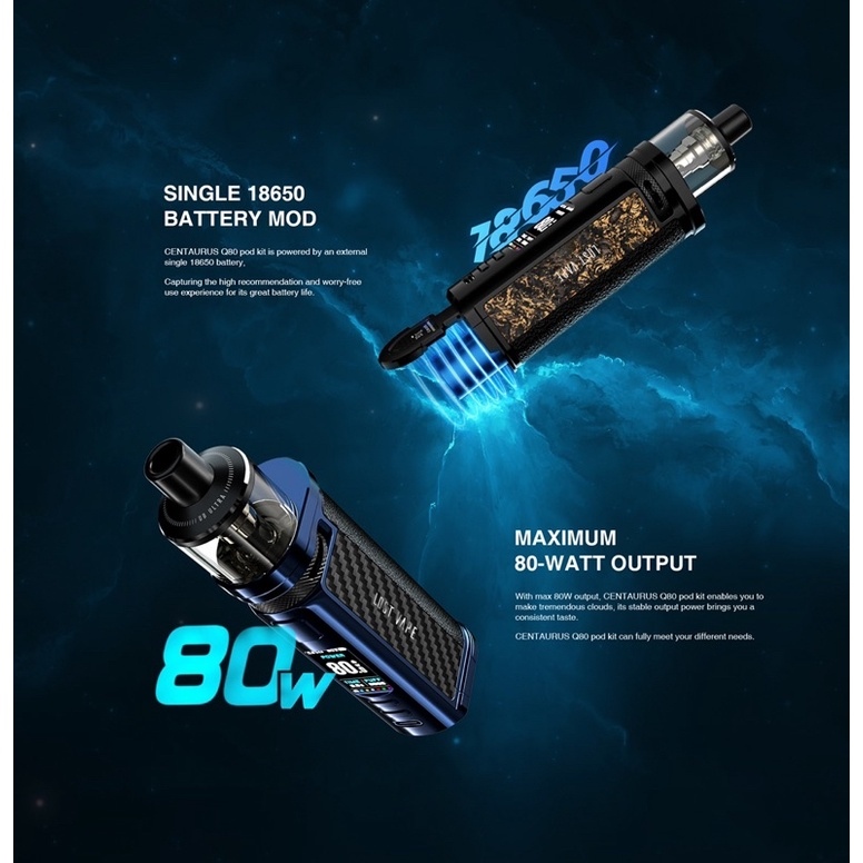 VAPE Lost Vape Centaurus Q80 Pod mod kit LOSTVAPE Q80 geekvape voopoo ...