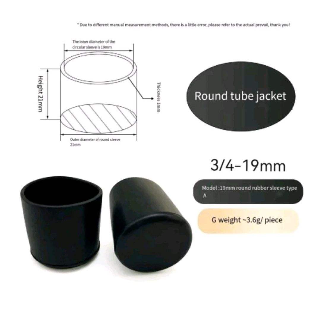【Local shipment】Rubber Footing Round Tube Tubular Funitures ( Price ...