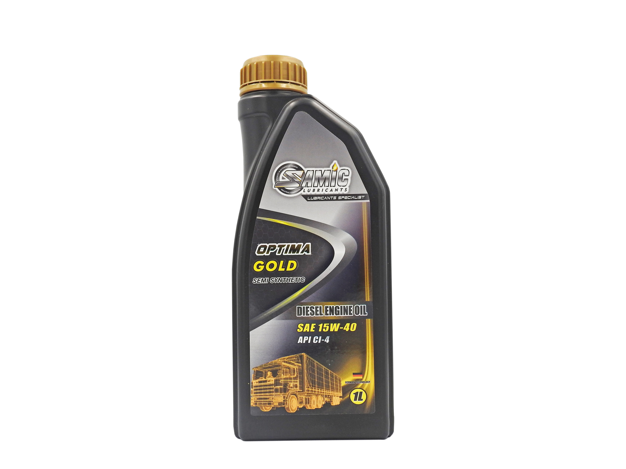 Samic Optima Gold CI-4 15W40 Semi-Synthetic Diesel Engine Oil (1 Liter ...