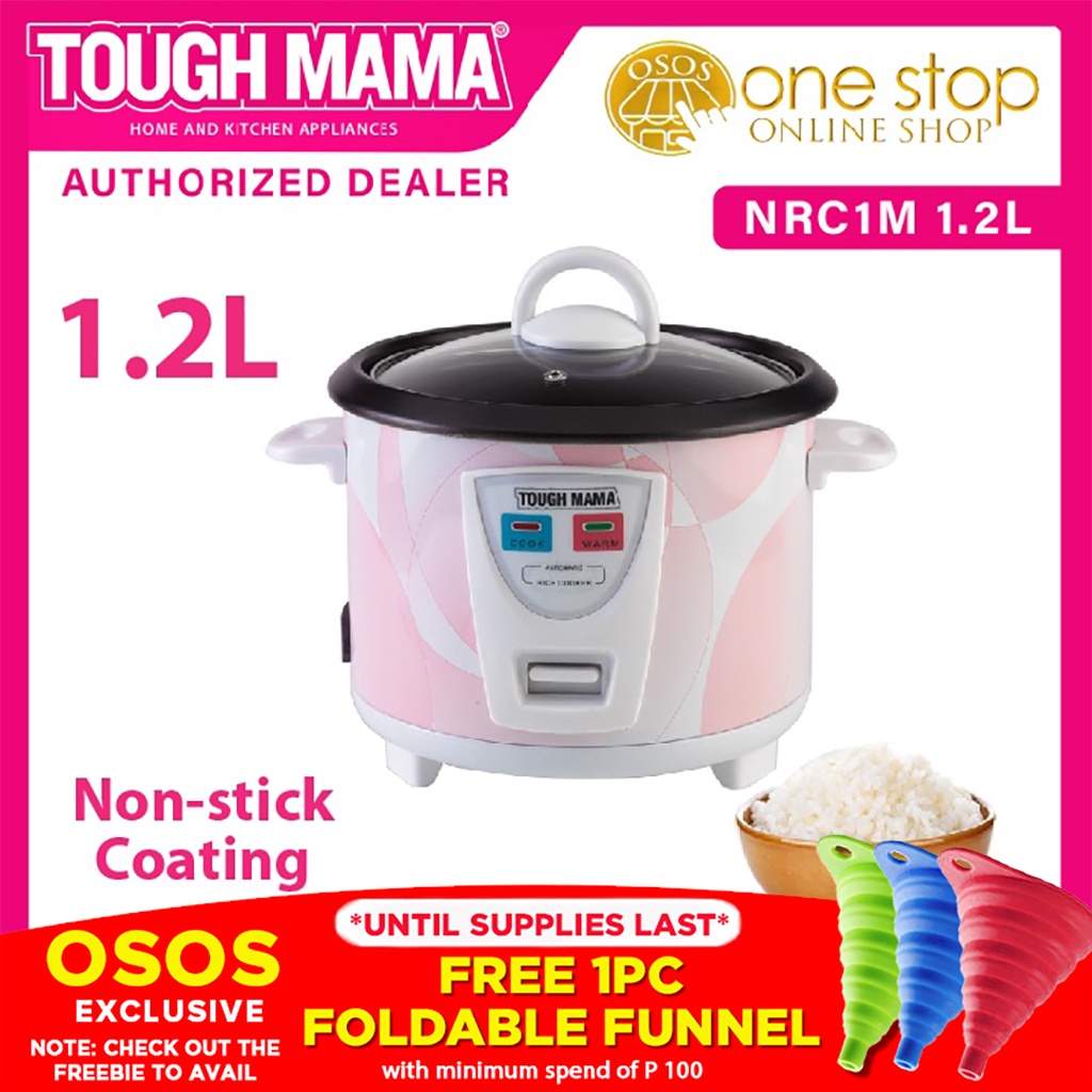 Tough Mama Original NRC1M 1.2L Straight Type Rice Cooker •OSOS• | Lazada PH
