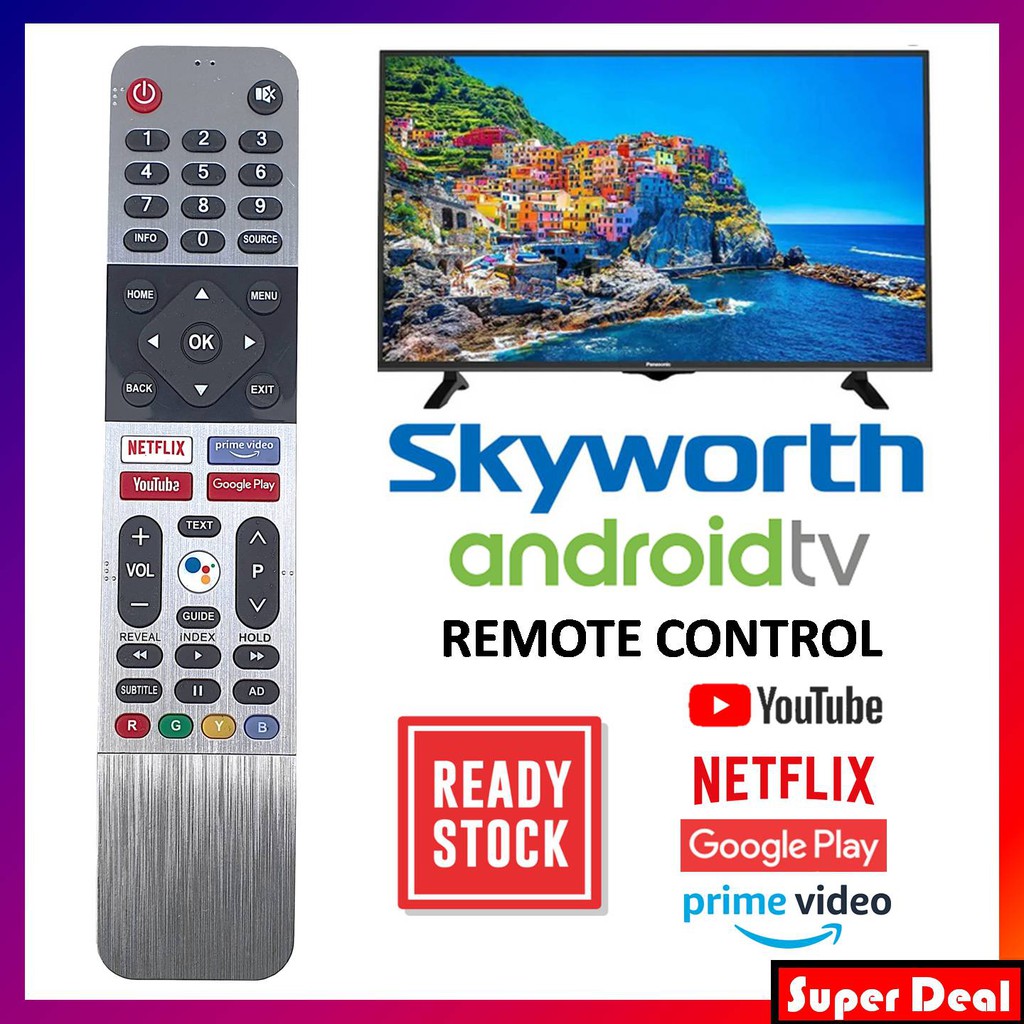 SKYWORTH ANDROID SMART TV REMOTE CONTROL REPLACEMENT | Lazada PH