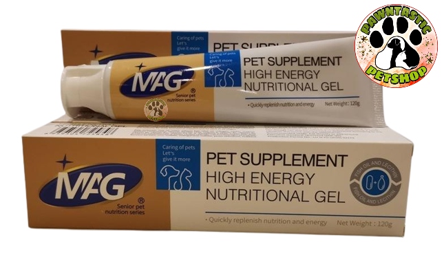 MAG Pet Supplement High Energy Nutritional Gel Pet Vitamins for Dogs ...