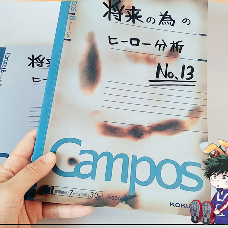 Boku no Hero Academia Notebooks Anime My Hero Academia Midoriya Izuku ...