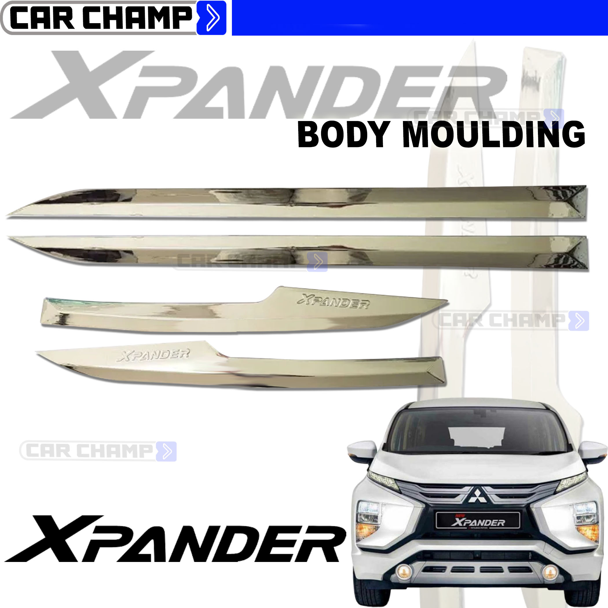 Mitsubishi Xpander 2018 to 2020 OEM Side Body Moulding or Side Body ...