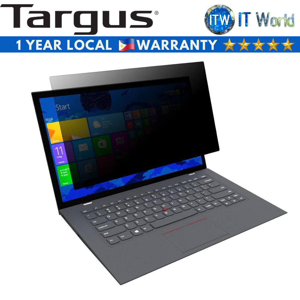 Targus 4Vu Privacy Screen for 14" Widescreen Laptops with Flip ...