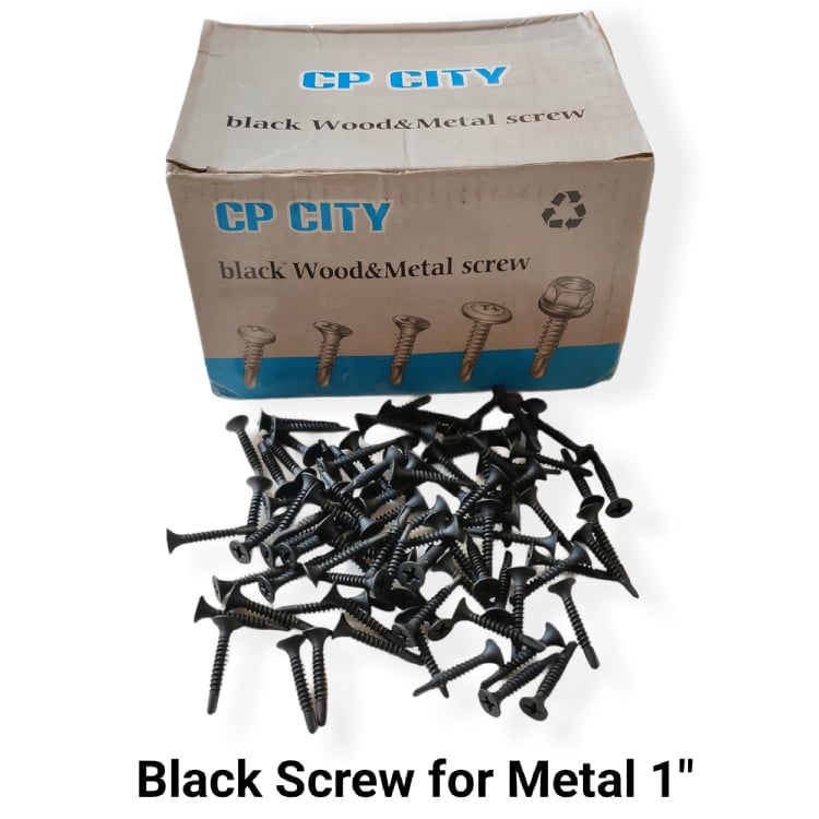 Black Screw for Metal (1",1 1/2", 2") Sold/Box | Lazada PH
