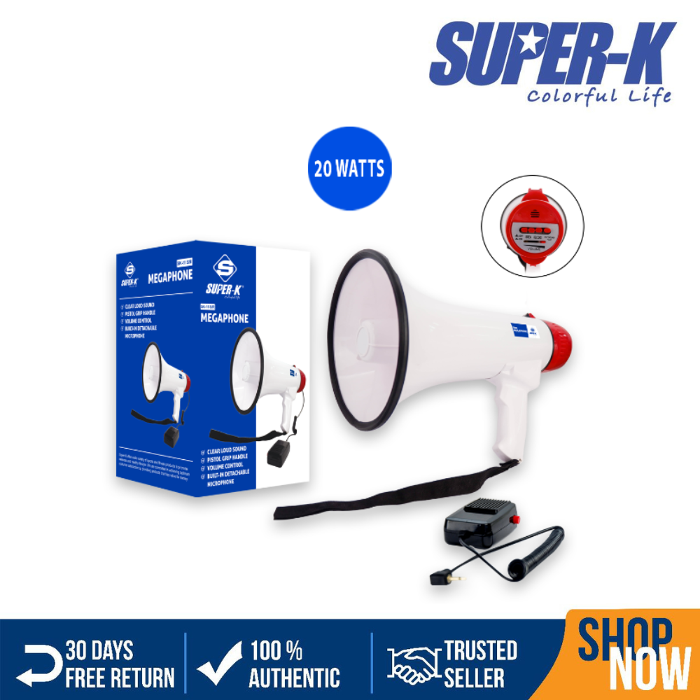 Super-K 11 Handheld Megaphone x 1 pc | Lazada PH