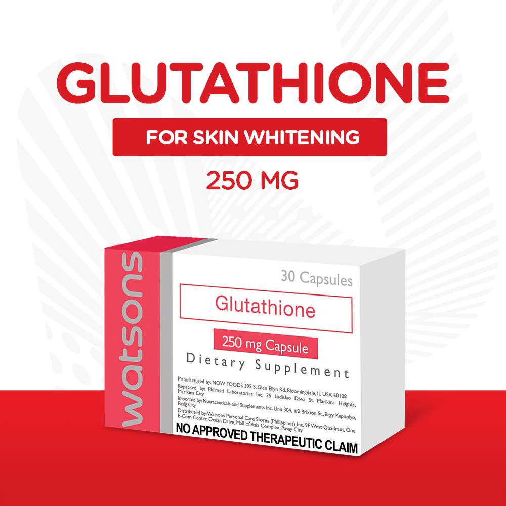 GLUTATHIONE CAP WATSONS 250MG Sold per piece | Lazada PH