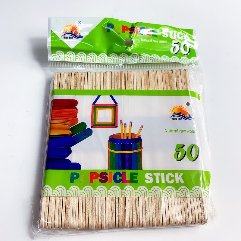 School popsicle sticks Wooden Popsicle Stick Ice Cream Sticks Arts ...