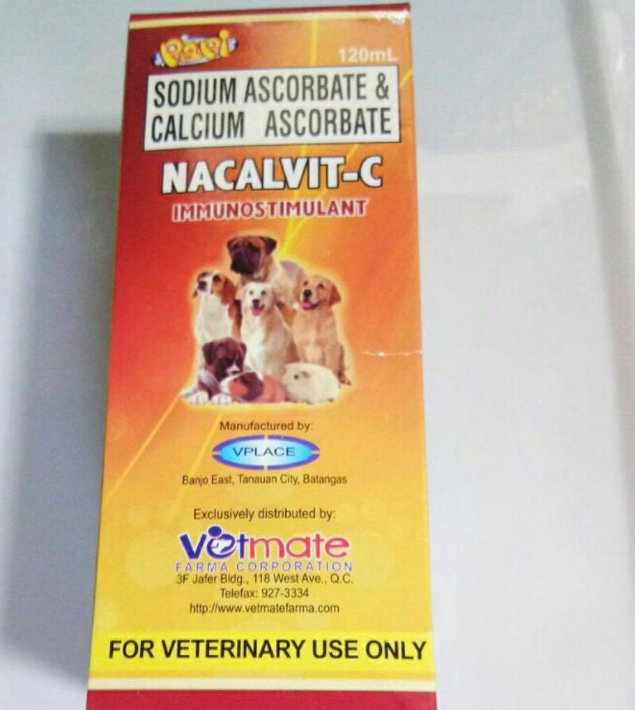 Papi Nacalvit-C Immuno Stimulant for all Dogs, Cats and Small Pets ...