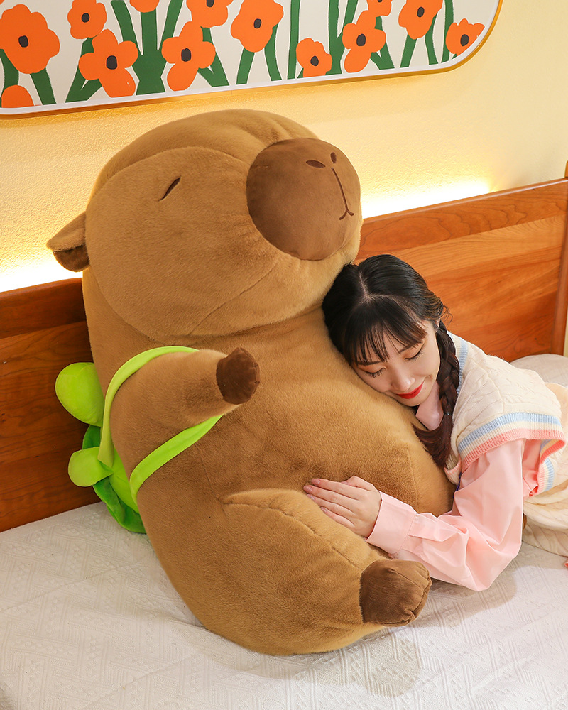 Net Thang-Ga Pibara Capybara Doll Plush Toys capybara Turtle Backpack ...
