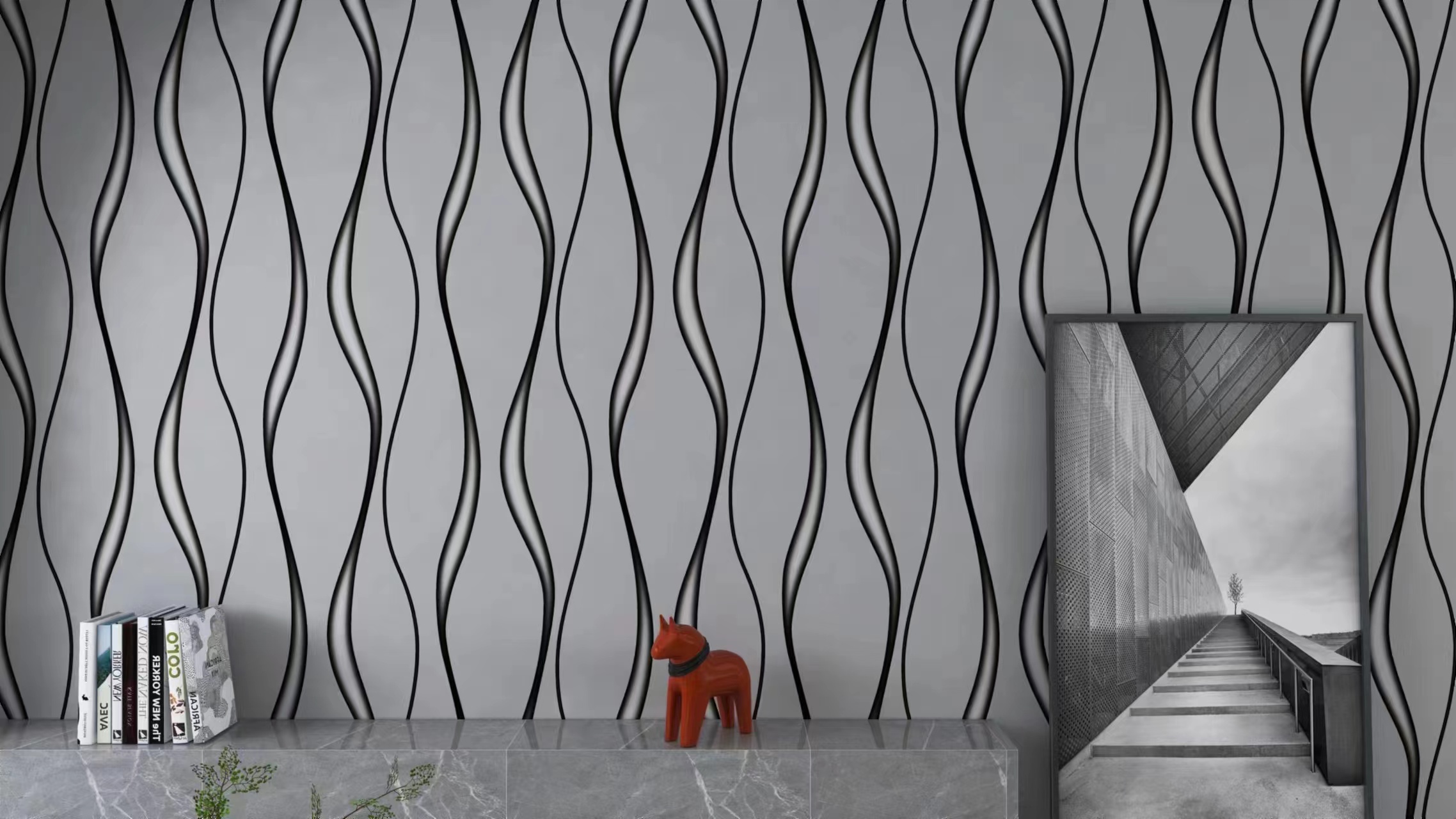 10 meters x 45 cm PVC self-adhesive wallpaper wallpaper self-adhesive ...