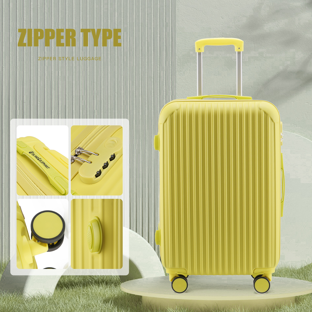 Mustang Suitcase 20/24 Inches Lightweight ABS+PC Material Travel Bag ...