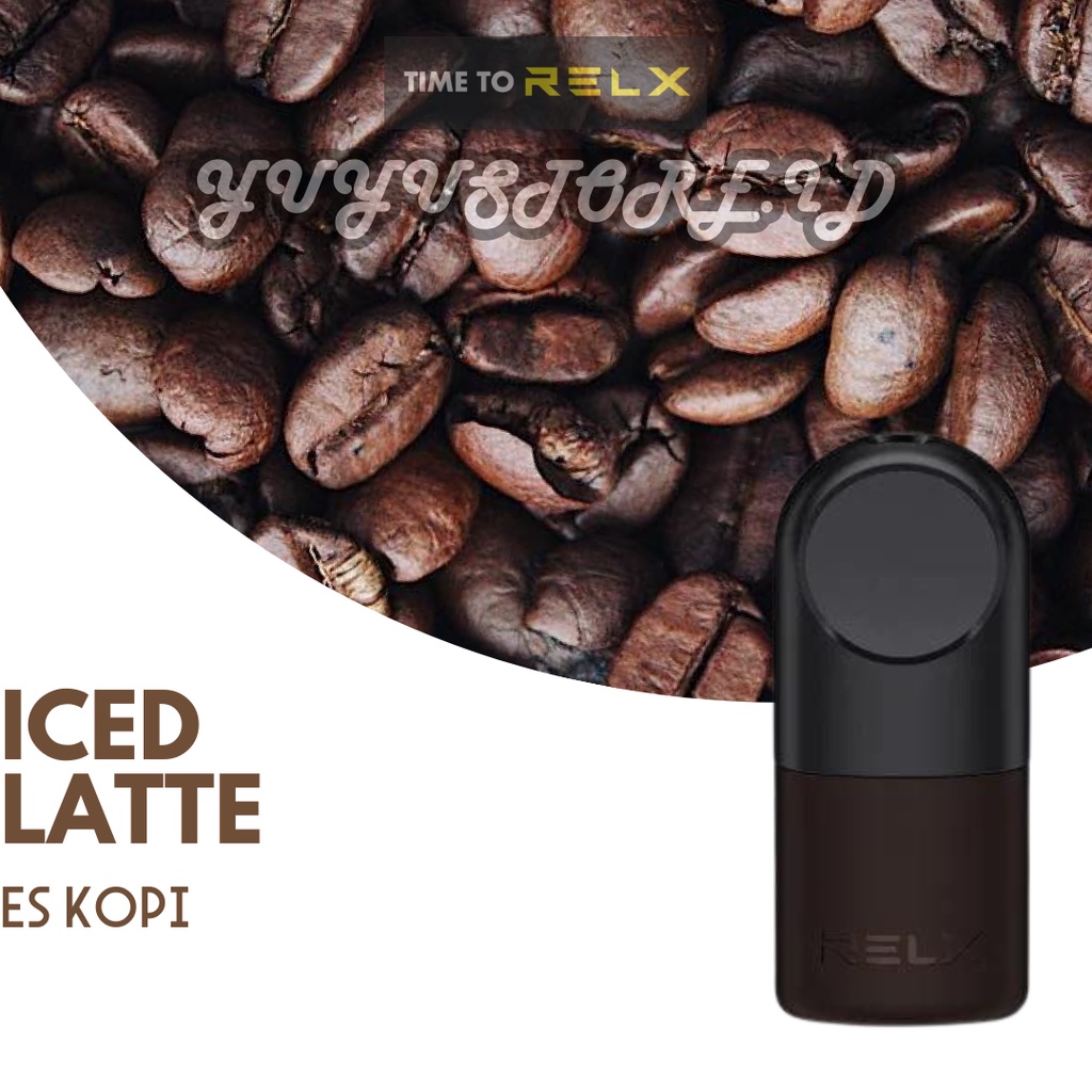 Relx Infinity Pod Iced Latte atau Kopi Es untuk Infinity Essential | Lazada PH