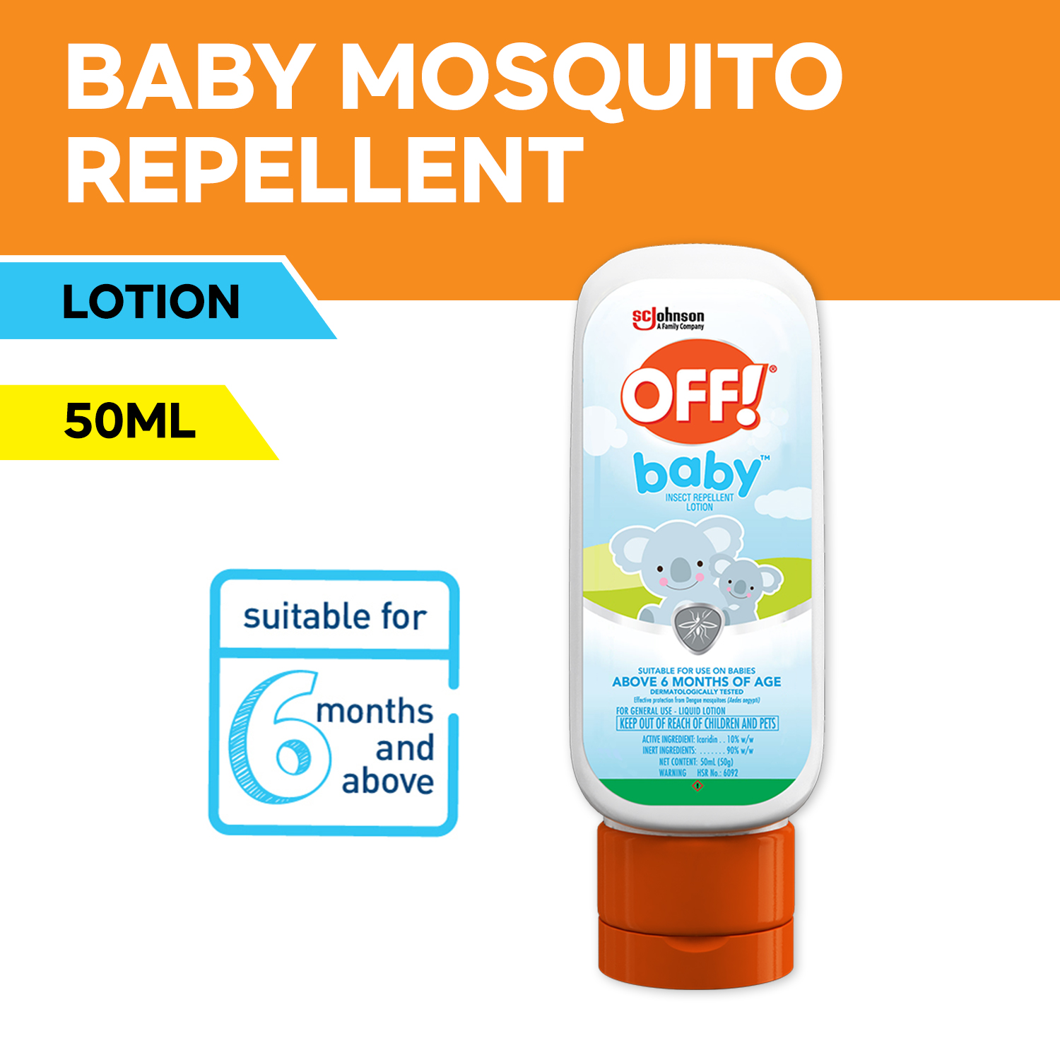 OFF! Mosquito Repellent Lotion - Baby 50ml | Lazada PH