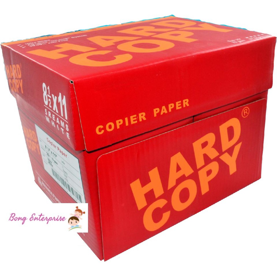 Hardcopy Copy Paper 70gsm sub-20 5 Reams or 1 box (ShortA4Long) | Lazada PH