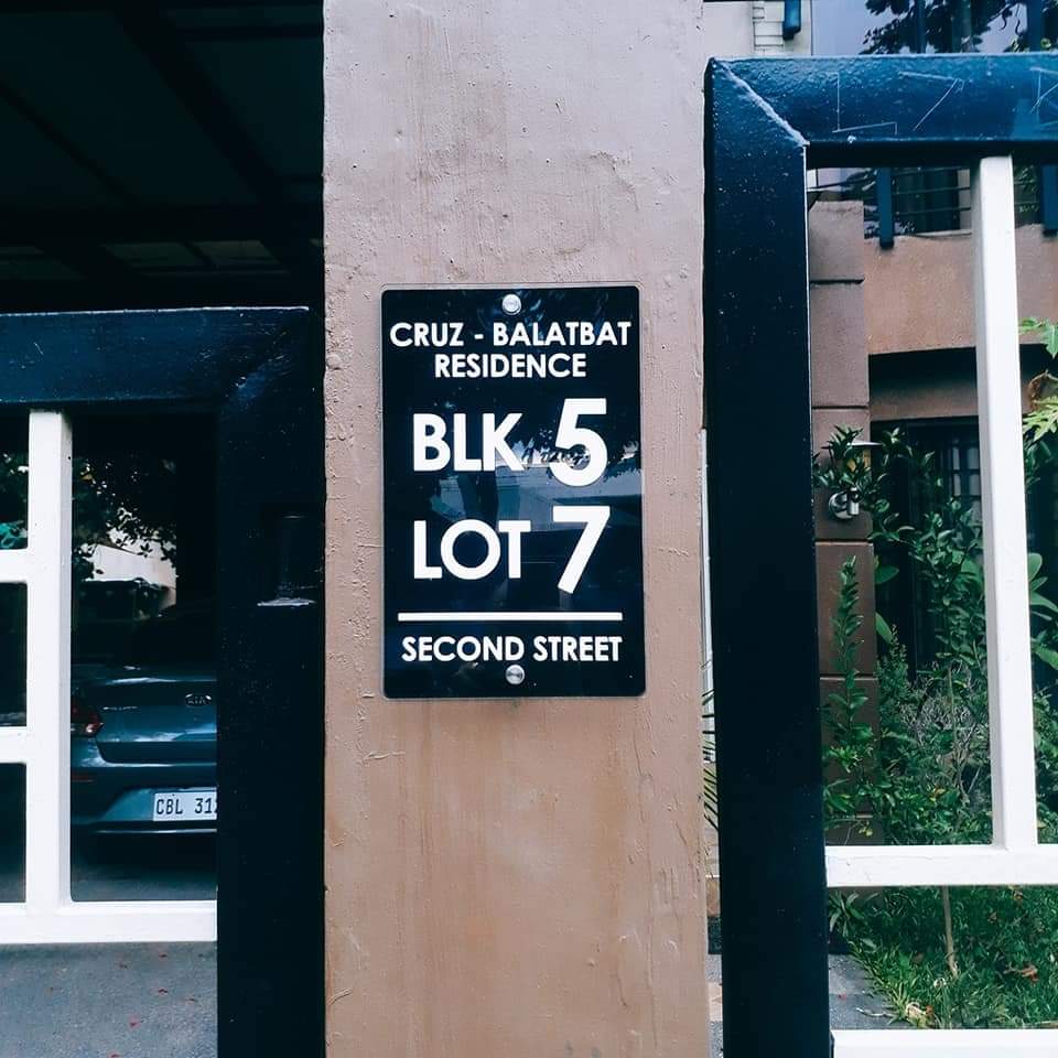House Plate Number/signage/marking/cod | Lazada PH