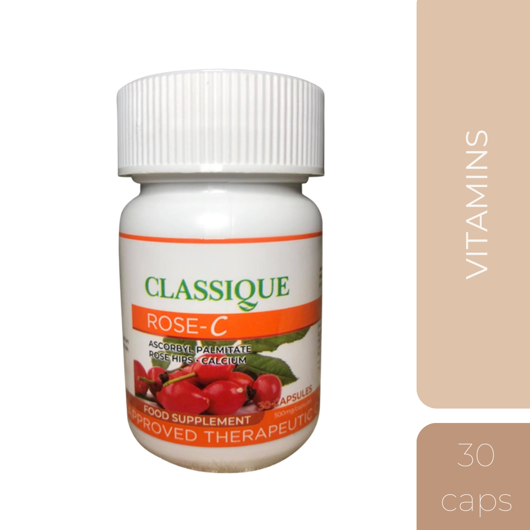 Ziyaph Classique Rose-C Food Supplement Capsule With Calcium, Sodium ...
