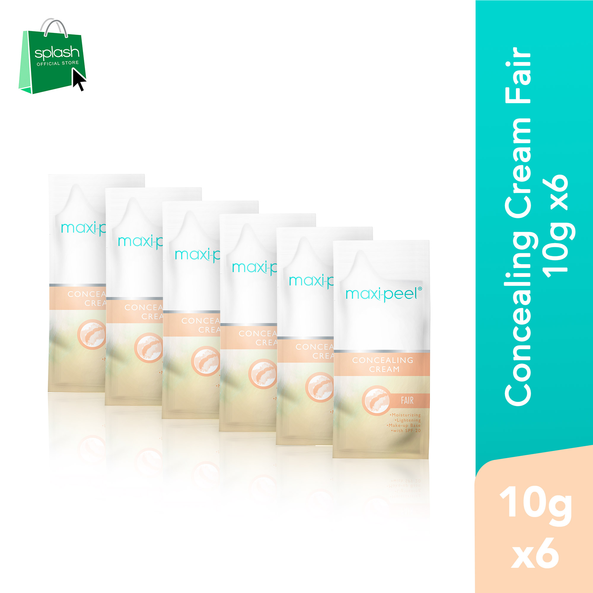 Maxi-Peel Concealing Cream Fair 10g set of 6 | Lazada PH