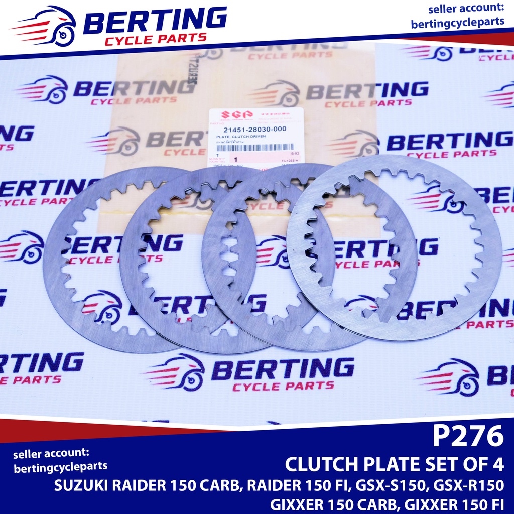 hot sale- SGP CLUTCH PLATE Suzuki Gixxer 150 Raider 150 Carb FI GSX ...