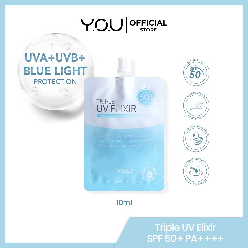 Y.O.U Triple UV Elixir Sunscreen SPF 50 PA | Lazada PH