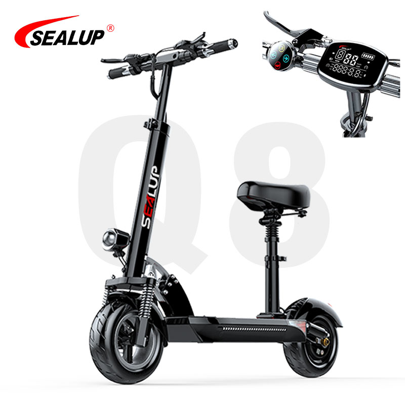 SEALUP Q8 electric scooter adult 200kg rechargeable scooters 2 Version 400W/500W Speed 55KM/H ...