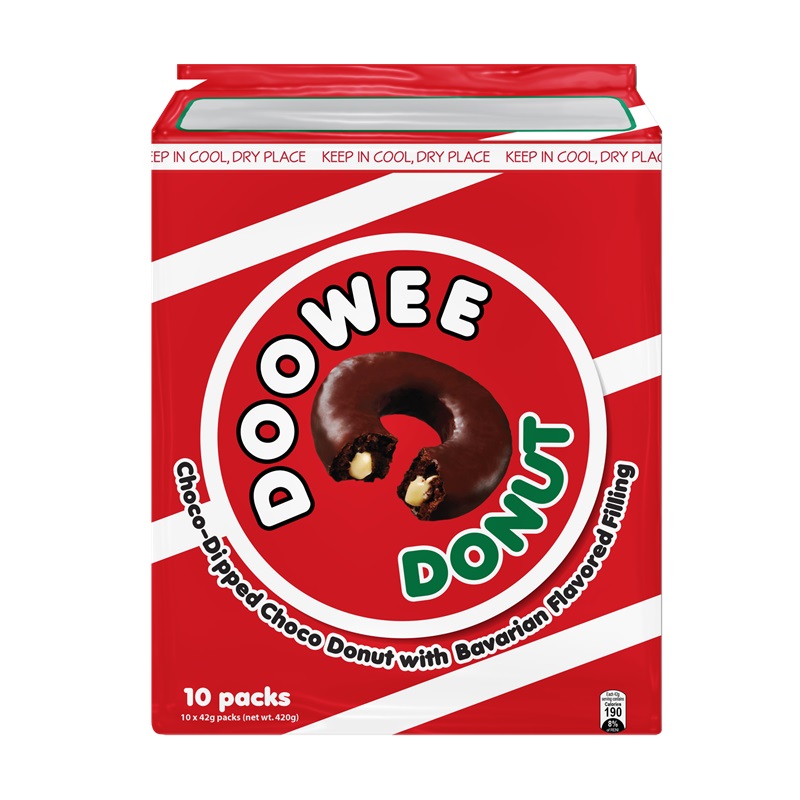 Doowee Donut Choco 42g x 10pcs | Lazada PH