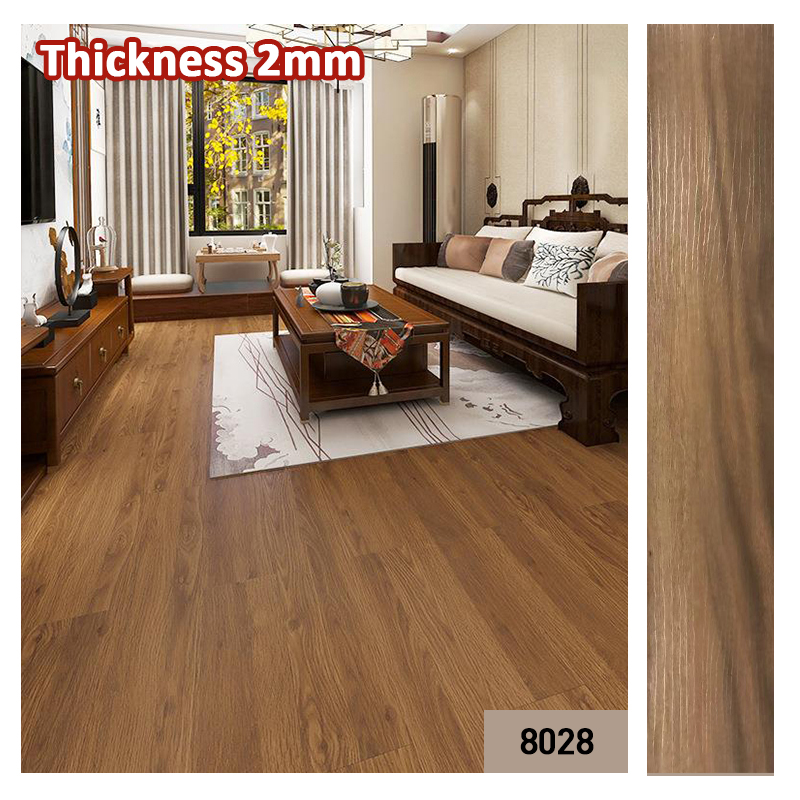 Floor Stickers 36pcs 2mm thick Wooden Design 91X15 cm Vinyl Adhesive ...