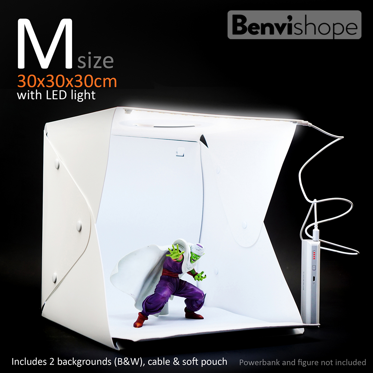 Medium 30*30cm Lightbox Portable Photo Studio Light Box Folding ...