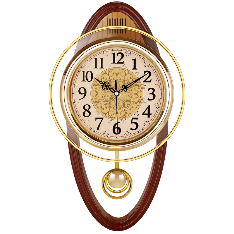 HOL 【Local Ready stock】16 Inches European Retro Swing Wall Clock Living ...