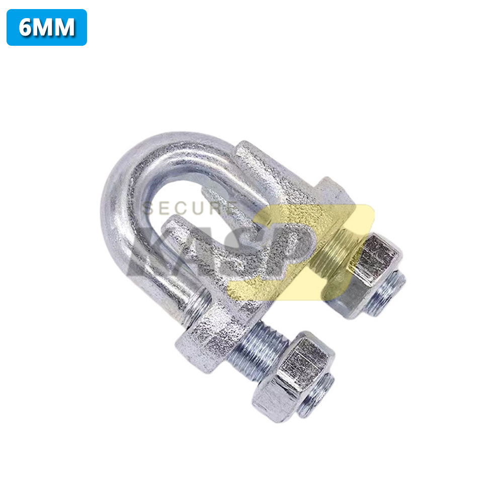 Galvanized Steel Cable Clip 3mm-20mm Wire Rope Clip Steel Clip Gi Cable ...