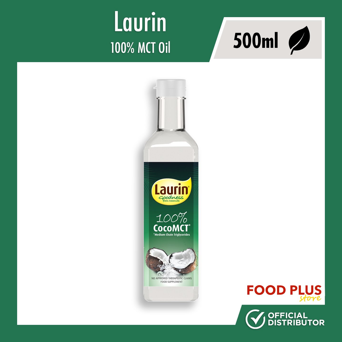 Laurin 100% Coconut MCT Oil (500ml) | Lazada PH