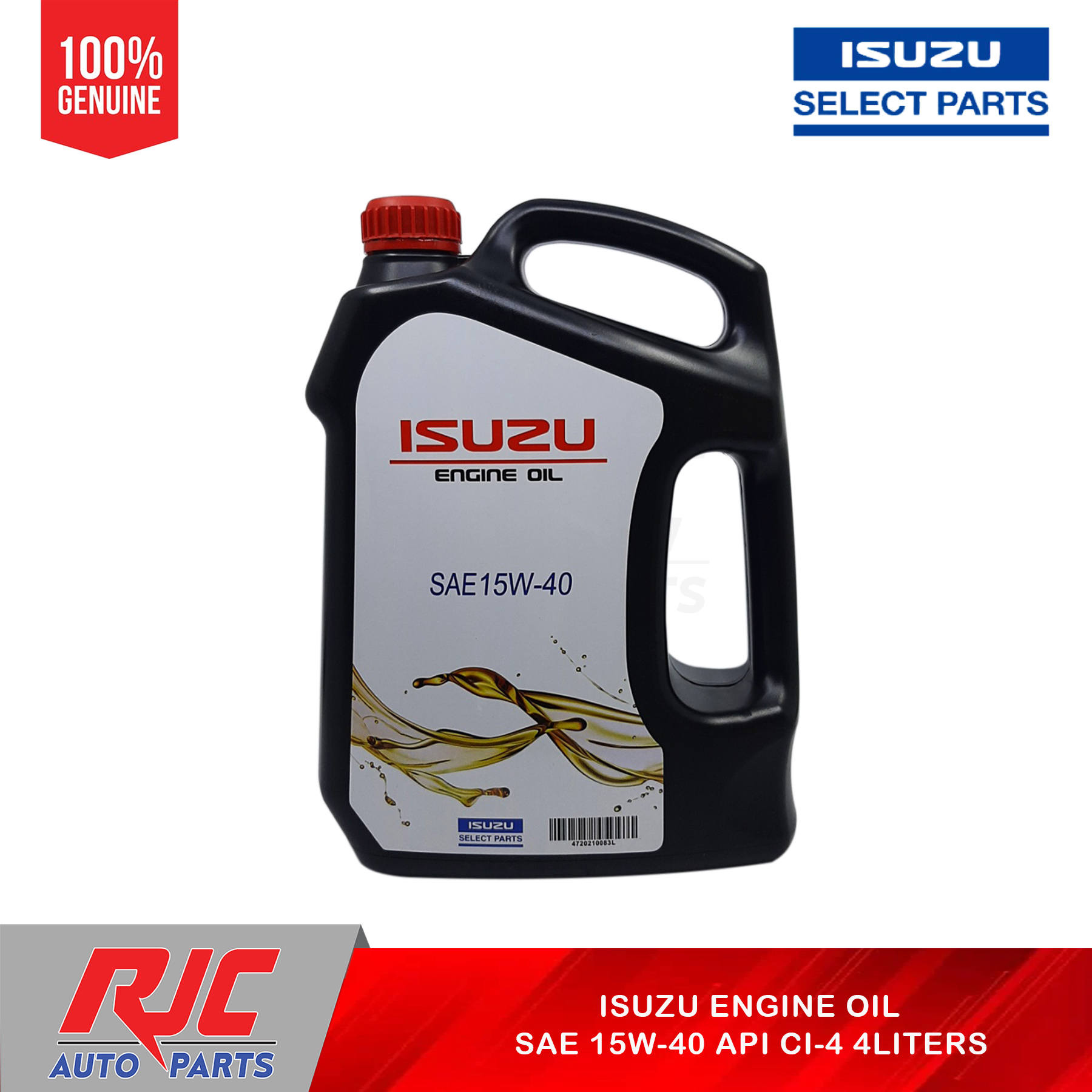 Isuzu Engine Oil SAE 15W-40 API CI-4 4720210083L 1Gallon | Lazada PH