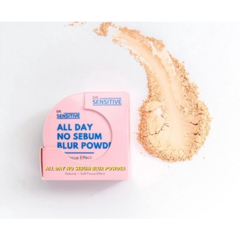 Dr Sensitive all day No Sebum blur powder Nude/Translucent/Natural ...