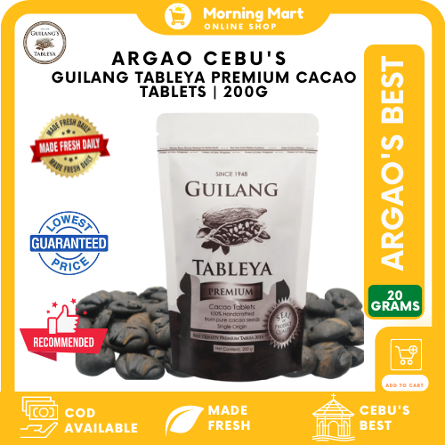 ARGAO GUILANG CEBU 100% PURE & NO SUGAR ADDED CACAO TABLEYA | 1pack ...