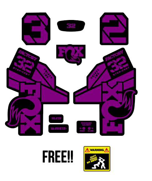 Fox 32 Factory Series 2021 Edition Fork Decals | Lazada PH