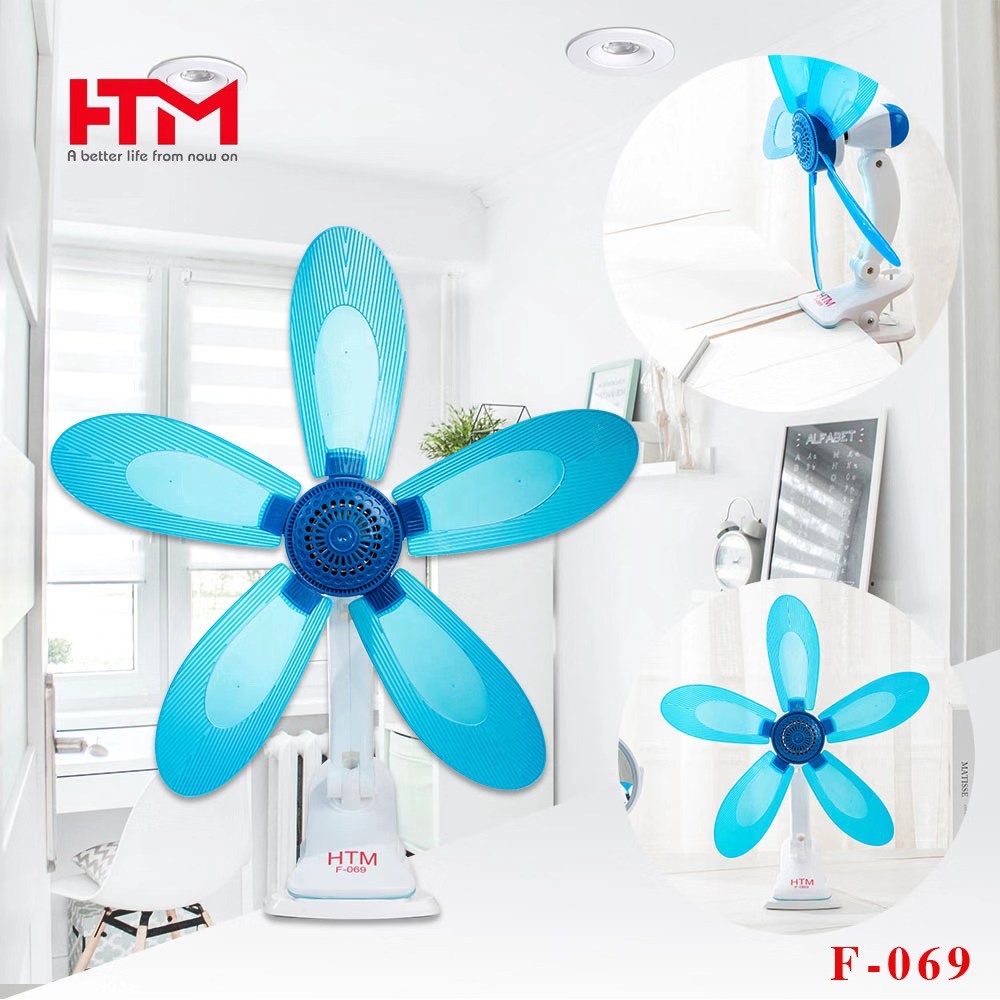 pinsan Clip Fan 5 Blades Fan Portable Mini fan Home Electric Fan ...